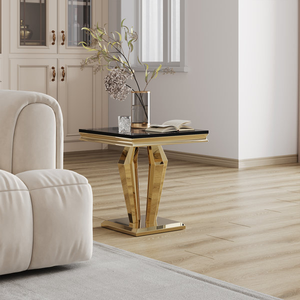 Mercer41 Dezhaun Pedestal End Table | Wayfair